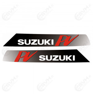 Suzuki PV tarrat, tarrasarjat, sivuposken ja tankin tarrat | SVH.fi ...