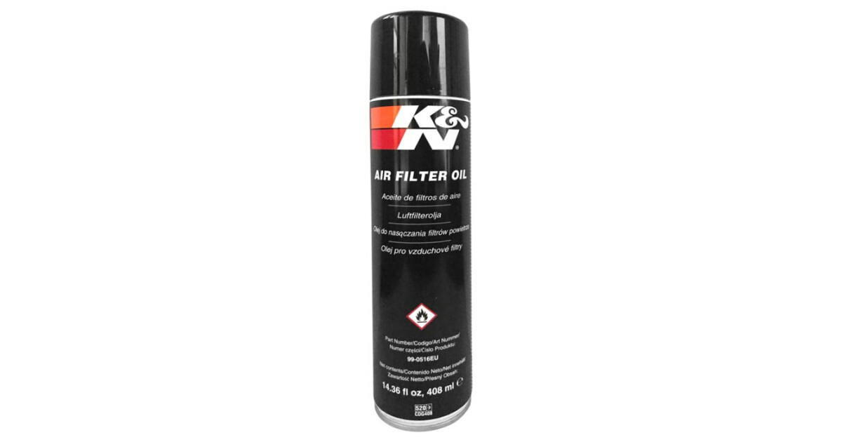 K&N FILTER OIL SPRAY 408ml - 20-99-0516 » Svh.fi